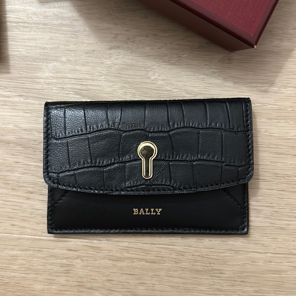 Bally | Bags | New Bally Carly Black Card Case | Poshmark